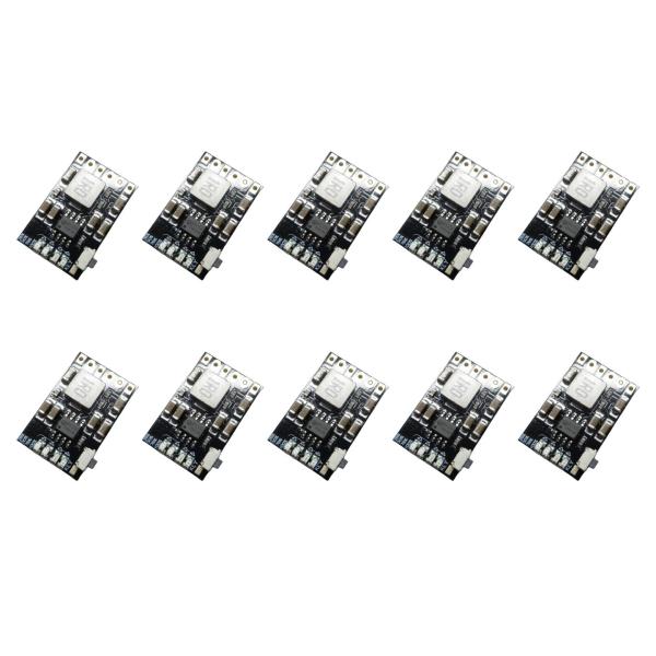 注文数1で10個です。リチウムバッテリー保護機能を備えた5V 2A 充電放電モジュール充電電圧: 4.6 - 5.4V入力電流: 2 - 3A充電電流: 0 - 2.1A満充電電圧: 4.2V ± 1%充電静止電流: 100μA放電静止電流...