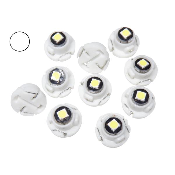 単価は1個あたりです。※12V車用です。車種や取り付け場所によっては瞬間的な突入電流でLEDが破損することがありますのでその場合はサージ対策を施してください。 ※極性がありますので点灯しない場合は逆向きに入れてください。(逆向きのまま電圧を...