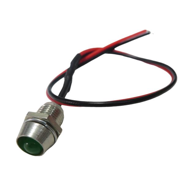 注文数1で1個です。110Vまで使用可能です。取付穴径: 8mm。コード長: 20cm。