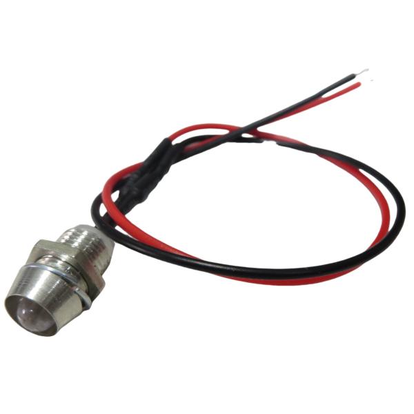 注文数1で1個です。110Vまで使用可能です。取付穴径: 8mm。コード長: 20cm。