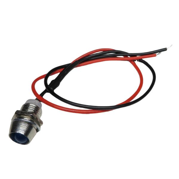 注文数1で1個です。110Vまで使用可能です。取付穴径: 8mm。コード長: 20cm。