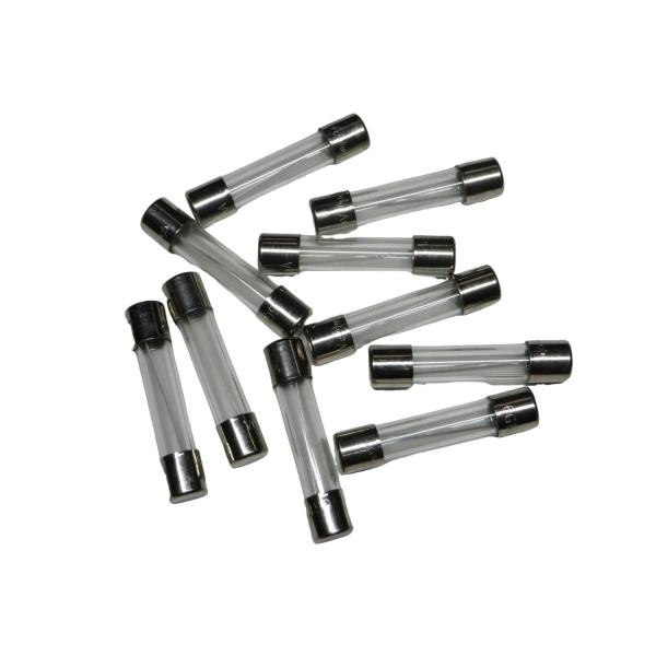 注文数1で5個 ガラス管ヒューズ 標準  φ6mm*30mmです。標準タイプ(φ6.35mm*30mm) UL規格適合品