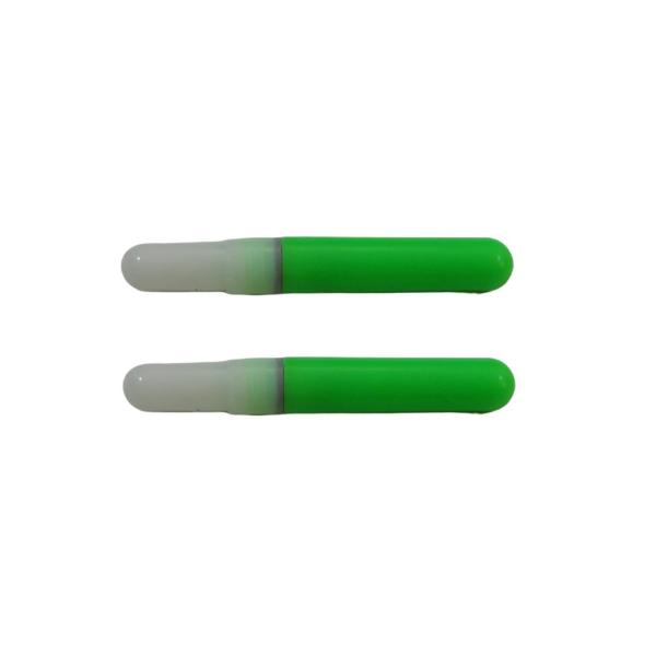 注文数1で2個です。※電池は別売り。・市販のケミホタル取り付けキットのピッタシホルダーに装着できるLED 竿先ライト。・サイズ ： φ4.5mm × 34mm。・使用電池 ： CR311/BR311。