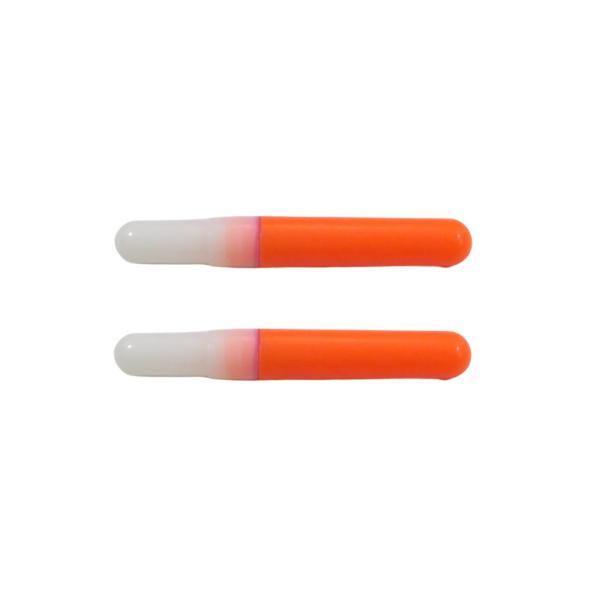 注文数1で2個です。※電池は別売り。・市販のケミホタル取り付けキットのピッタシホルダーに装着できるLED 竿先ライト。・サイズ ： φ4.5mm × 34mm。・使用電池 ： CR311/BR311。