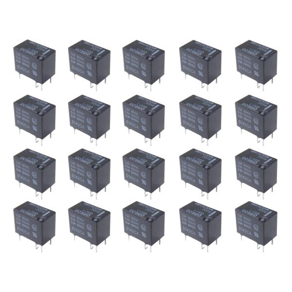 注文数1で20個です。・小型サイズ、12.5（L）×7.5（W）×10（H）mm。・ワイドな接点のスイッチング領域 1mA〜1A。・高感度コイル 150mW。・プラスチックシール・タイプのため、耐環境性が高い。・コイル−接点間FCC par...
