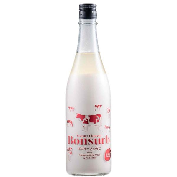 リキュール 東北 青森県八戸市 八戸酒造(株)【陸奥八仙】むつはっせん  ボンサーブ いちご ヨーグルトリキュール 720mlBonsurb Yogurt Liqueur・クール便のみ(常温発送不可）・2026年3月4日入荷しました★---...
