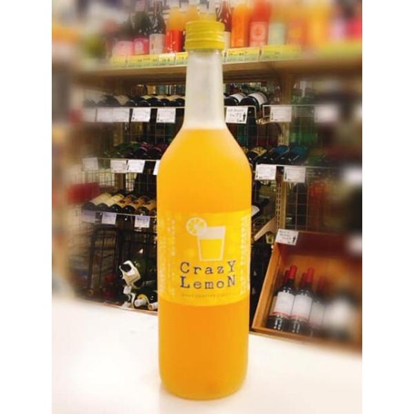 クレイジーレモン crazy lemon レモン酒 720ml【山の壽酒造】----------------------------------------HAND CRAFTED LIQUEUR　人気のレモン酒。香りのやわらかい国産レモン...