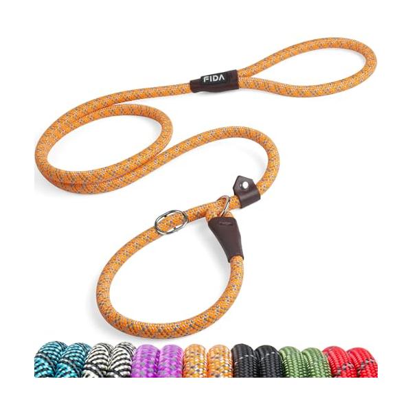 オレンジ/13mm x 180cm/FD-P leash・Color:オレンジSize:13mm x 180cm・実用性高いこのリードは首輪は要らない、リードと首輪が一体になっている便利な丸ロープリードです。そして首輪部分のサイズガ自由に調...