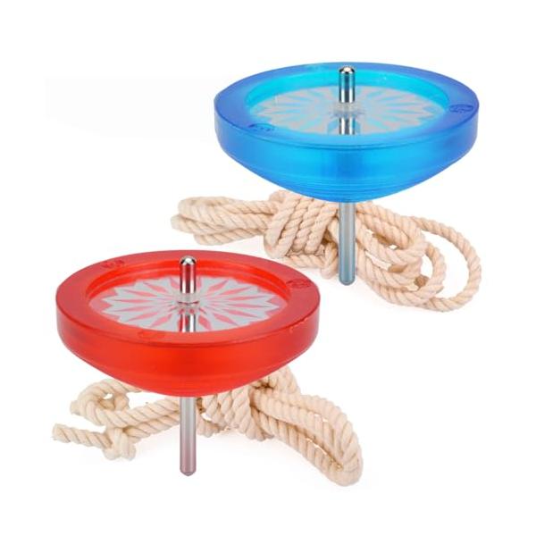 Edition:赤＆青 2個セット・世界大会認定こま ヒバリ 軽量で初めてのお子様でも回しやすいです。・初めてのこままわしから、手のせ、綱渡りなど幅広い技にも対応できます。・キャップは衝撃で割れないように取り外しができる構造になっています。...