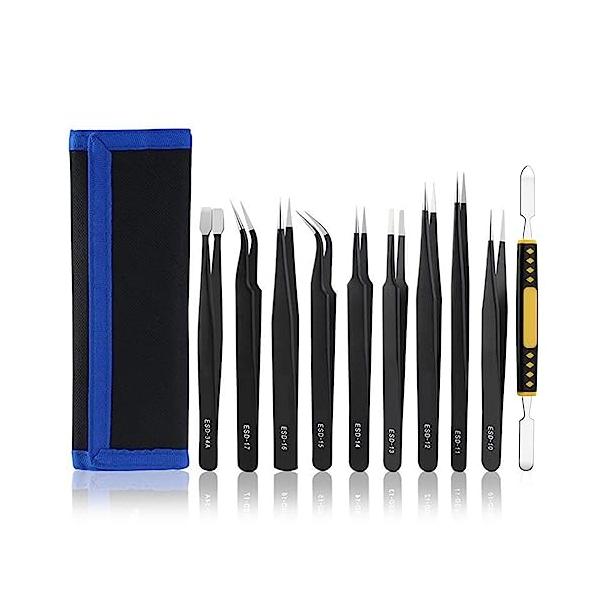 -/-/svb-842・PatternName:10個セット・精密ピンセット内容10個セット。ESD-10、ESD-11、ESD-12、ESD-13、ESD-14、ESD-15、ESD-16、ESD-17、ESD-34A、Crowbar。収...