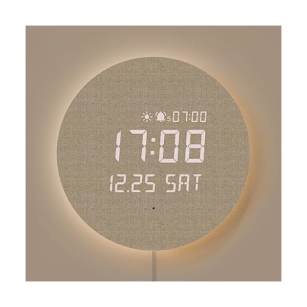 Full Moon満月/-/MC-L6・Style:Full Moon・夜空に輝く満月をイメージした落ち着いた雰囲気のムードランプ時計・3種類のモード搭載時計/ムードランプ/ムードランプ&amp;時計・3種類のムードランプカラーと明るさ調節...