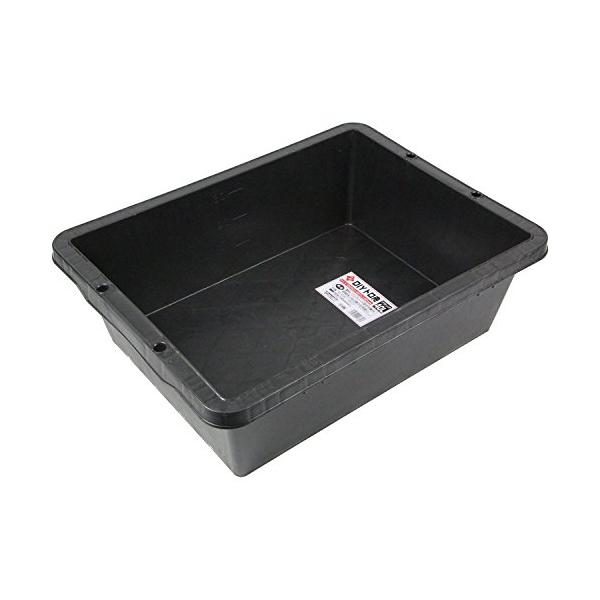 ブラック/40L/40L ブラック・パッケージ個数:1・用途:壁材コンクリート混ぜ作業、野菜洗い用・底面寸法外寸:約497mm×360mm×高さ190mm・上部寸法外寸:約600mm×455mm・色:ブラック・材質:PE
