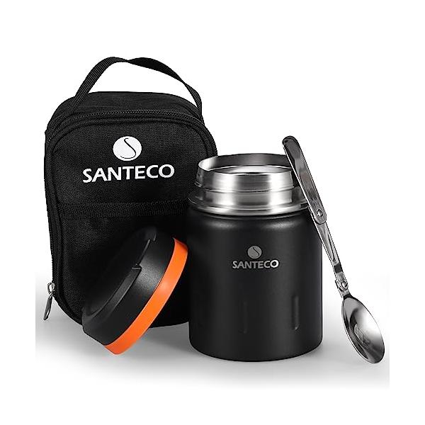 ブラック/-/Thermobehalter-schwarz・Color:ブラック・パッケージ個数:1・食事のしやすさ広口設計のスープジャーで口当たりがやさしいサイズは約9*9*13、500mlの大容量で煮物やおでんなど、具材の大きな料理を入...