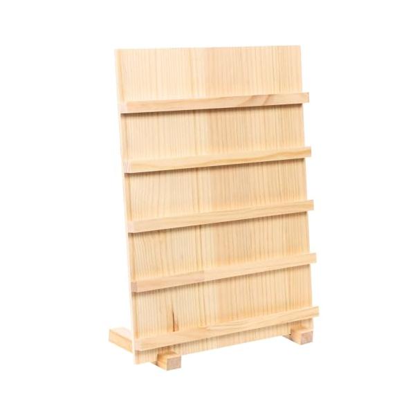 5段 ナチュラル/?約30cm×約40cm/4582791604026・Color:5段 ナチュラル・パッケージ個数:1・ナチュラルな木材で作られたこの木製アクセサリースタンドは、宝石やジュエリーの魅力を最大限に引き立てるディスプレイスタン...