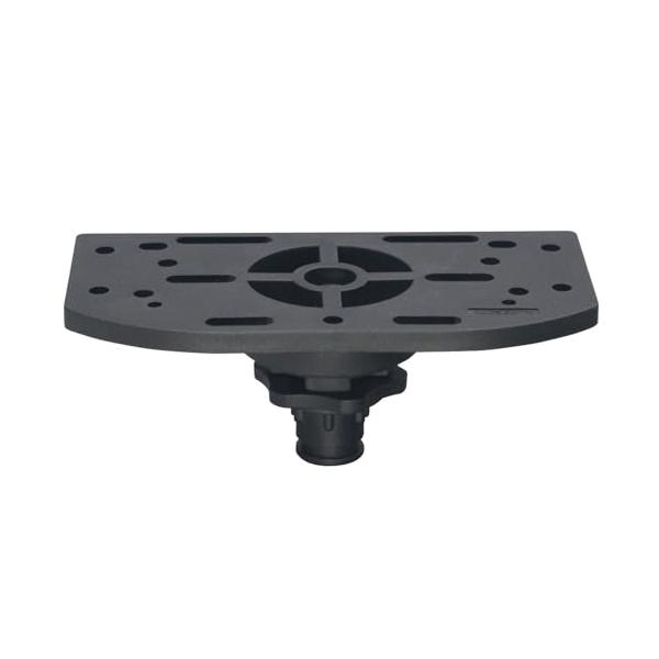 -/-/20C0117・■材質：樹脂・■魚探取付板サイズ160x80mm・■台座回転角度：360度・ネジは付属しておりません。　本製品のシャフトは樹脂製です。合わせる取付ベース・拡張アタッチメントは樹脂ソケットタイプのものをお選びください。...