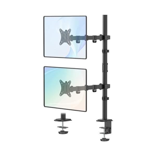 商品仕様本製品は最大35インチまでの液晶ディスプレイを上下に2枚配置できるデュアルモニターアームです。最大の特徴は約80cmのロングポールを採用しており、高い位置にモニターを配置することができます。対応モニター：17〜35インチ　耐荷重：各...