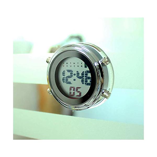 モダンホワイト/4cm*4.5cm*1cm/-・Color:ホワイト・パッケージ個数:1・静音タイプ電子時計ので、カチカチの音がしなくて、 音が聞こえない静音タイプを採用しましたので、浴室、キッチンなどにおススメの掛け時計です。・防水仕様流...