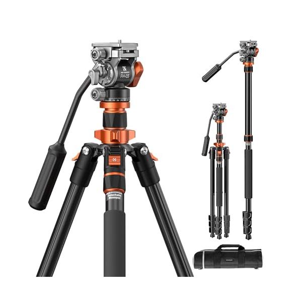 オレンジ/-/-・パッケージ個数:1・Compatible devices: カメラ・Tripod head type: フリュード雲台・Tripod head type: フリュード雲台