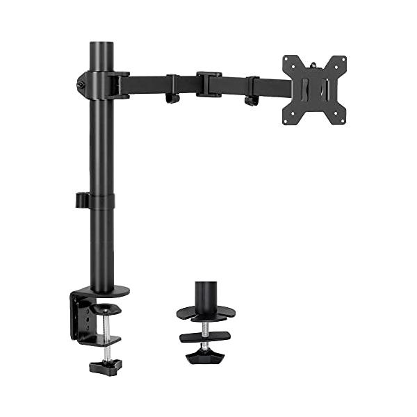 -/シングルアーム/-・Size:シングルアーム・?商品仕様対応規格: 13〜32インチ;耐荷重:8KG;VESA:マウントインターフェイス規格;対応デスク厚さ：クランプ式---10mm〜80mm、グロメット式---10mm〜80mm；・?...