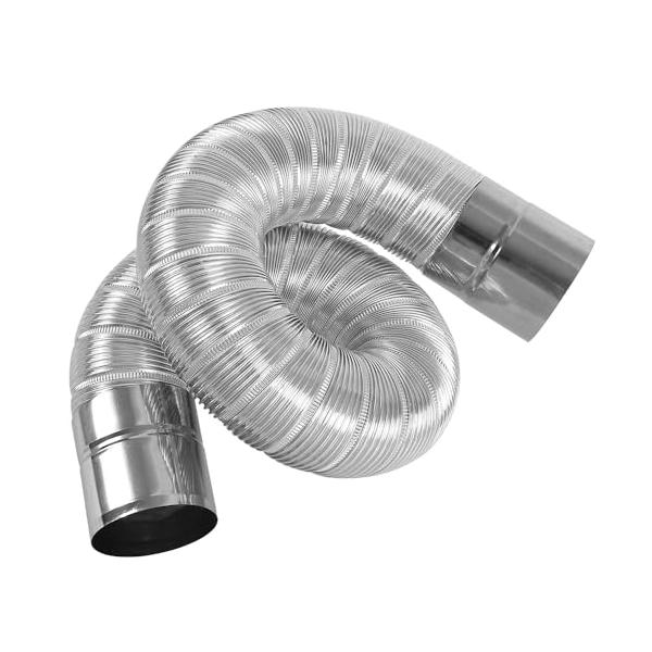 シルバー/φ60mm×2m/TKY-2564・Size:φ60mm×2m・室内の換気をサポート耐熱素材のアルミで設計されたダクトホースです。工業や、キッチン、冷暖房など高温のガスや煙を排出する環境でも快適で安全な空間を作るために便利なアイテ...