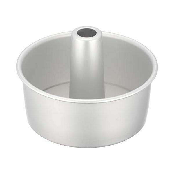 シルバー/外径185×高さ125mm/D-6111・パッケージ個数:1・製品サイズ:約外径185×円筒の高さ125mm、型の高さ80mm、上部内径170mm、底径155mm、円筒の直径55mm・製品重量:約220g・材質:アルミニウムアルマ...