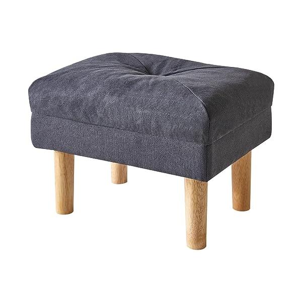 スカンジナビアンダークグレー/-/-・Color:ダークグレー・足をリラックス 丈夫で耐久性のある木製の脚と高密度のスポンジパッドで、足をリラックスさせ、背中やお尻への負担を軽減します。・多機能スツール： このフットスツールは、足を休めるだ...