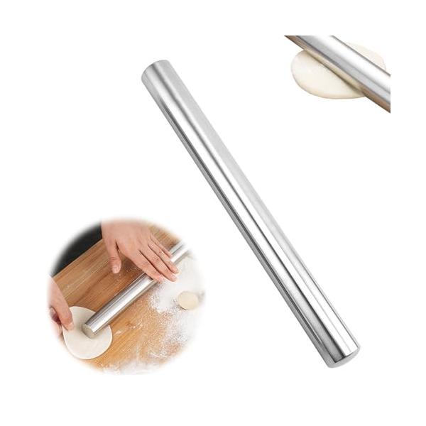 シルバー/30.5CM/UrbanPulse N099・Size:30.5CM・1.高品質素材：食品グレードの304ステンレス鋼製で、防錆性があり、耐久性があり、環境に優しい、滑らかで継ぎ目のないデザインは、使用時に生地がくっつかないことを...