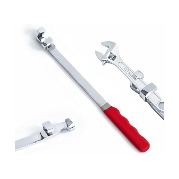 赤いハンドル/-/-・Color:赤いハンドル・幅広いレンチに対応 - 六角レンチ、六角レンチ、六角レンチ、XZNレンチ、ソケットレンチ、こじ棒など、当社のエクステンダーは労力を節約するために必要な長さを提供します。 最大1インチ24mmの...