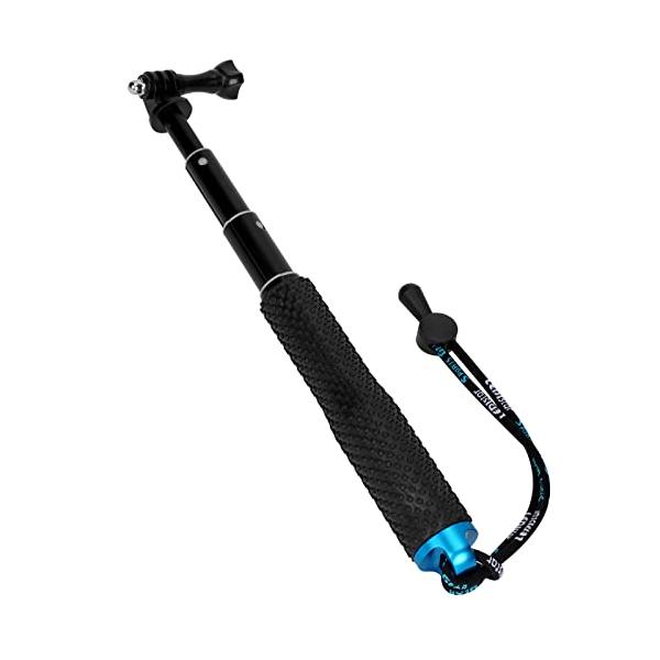 ブルー/-/self stick 1・パッケージ個数:1・ ひねるだけで簡単に延長自撮り棒は7インチから19インチまで伸びます。 調節可能なトグル付きの快適なストラップで、自撮り棒をしっかりと手首に固定できます。・コンパクトなデザイン&am...