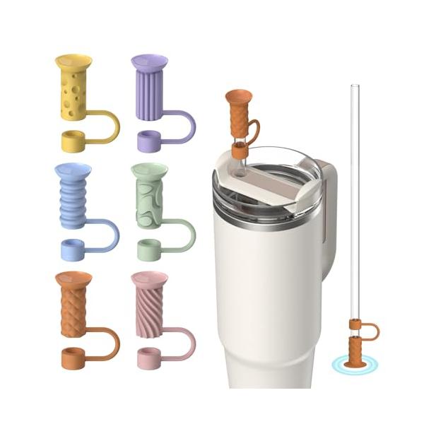 マルチカラー/30/40oz/S1・Color:マルチカラー・Stanley 30oz・40ozタンブラーにぴったりフィット：スタンレーの30oz・40ozタンブラーに対応したストローキャップ（直径約10mm）。9?10mmの幅広ストローに...