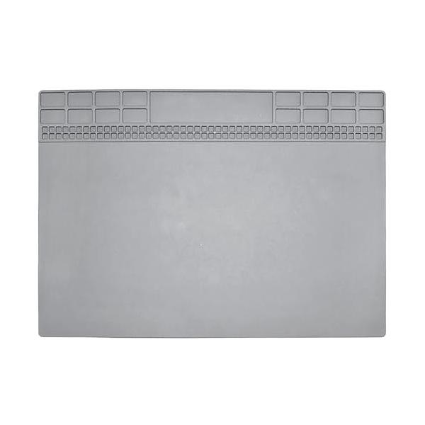 グレー/A/-・Color:グレーSize:A・パッケージ個数:1・高品質な素材ワークマットは高品質なシリコンを使用しています。 傷つきにくい素材、耐熱性、絶縁性、500℃の熱風にまだ耐えられる、耐腐食性、長寿命、繰り返し使用可能です。・ワ...