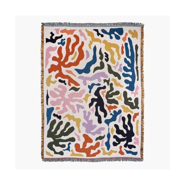 カラフルな暮らし/130X160cm/1・ブランケットでも壁に飾っても どちらでも大丈夫です。 家の壁に飾ってみたり、自分の車に積んでおいてくつろぎタイムに包まれたり、ピクニックやビーチで敷いてみるのも良さそうです。サーフィンやキャンプのお...