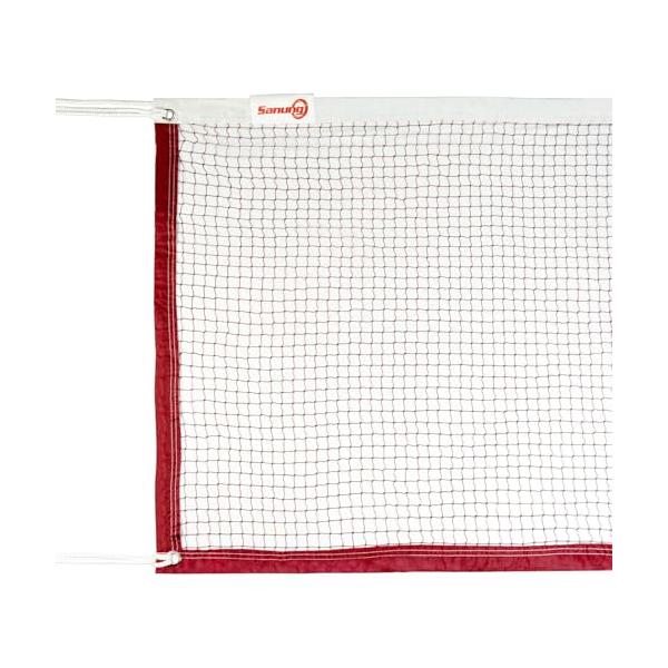 ダークレッド/6.10m x 0.76m/-・優れた耐用性：Sanungバトミントンネットはポリエステル素材を使用し、磨耗に耐えられる性能と弾力性が非常に優れていて、激しい衝撃と圧力を耐えられます。トレーニングや試合中、選手に優れた耐用性能...
