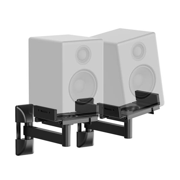 ブラック/-/-・高い汎用性高品質のスチール製で、耐荷重25kgまで、幅130-285mm の大部分のサラウンドスピーカーと中大型本棚に最適。・全方位運動他のスピーカースタンドに比べ、角度調節の自由度が高く、調節範囲も広くなっています。簡単...