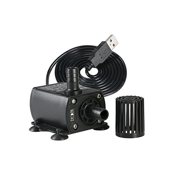 水中ポンプグレー/4.8ワット/-・ブラシレスポンプ、永久磁石ローター、メンテナンスフリー。・エナメル線コイルと回路基板はエポキシ樹脂で封止されています。・水陸両用ポンプ、水中または水中で使用することができます（設置説明書に従ってください）...