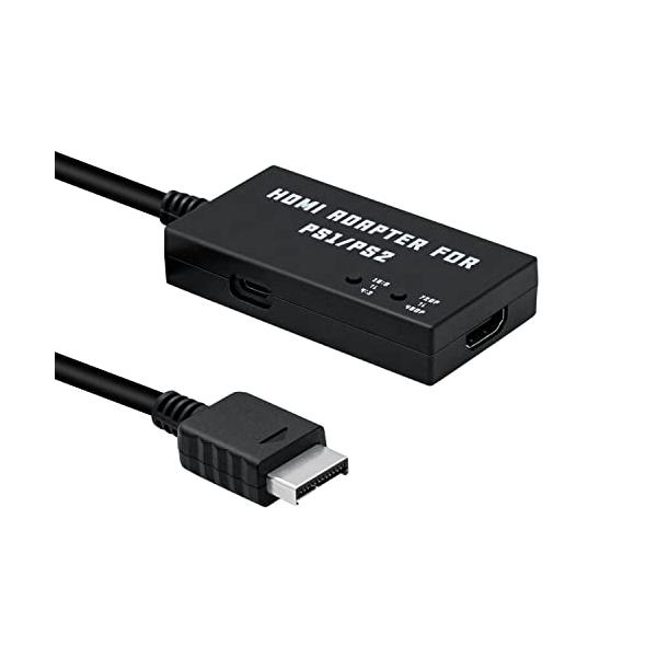 ブラック（PS1/PS2専用）/Medium/MT-010014・Color:ブラック（PS1/PS2専用）・パッケージ個数:1・Mcbazel多機能HDTV HDMIアダプターを使えば、PS2/PS1本体を簡単にHDTVに接続でき、ゲーム...