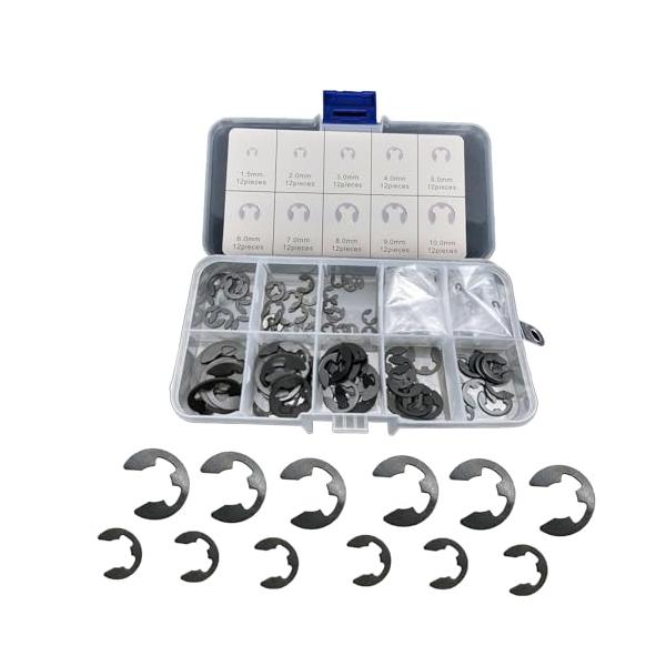 ステンレス/-/-・サイズ直径 1.5mm 2.0mm 3.0mm 4.0mm 5.0mm 6.0mm 7.0mm 8.0mm 9.0mm 10.0mm（各12個で計120個セット）・材質304ステンレススチール硬度が高い、耐久性が良い。長...