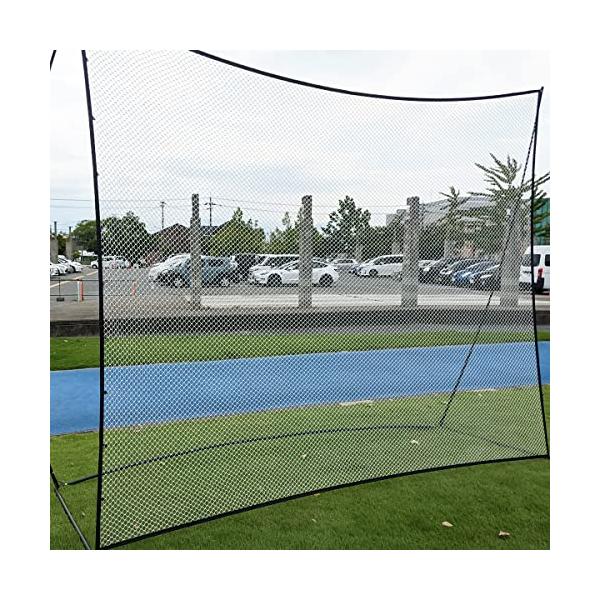基本セットブラック/3.7m x 3m/-・Style:基本セット・幅広いスポーツに対応する大型バックネット野球やソフトボール、サッカー、テニスなど、あらゆる球技に対応した汎用性の高い防球ネットです。練習や試合中にボールが想定外の方向へ飛び...