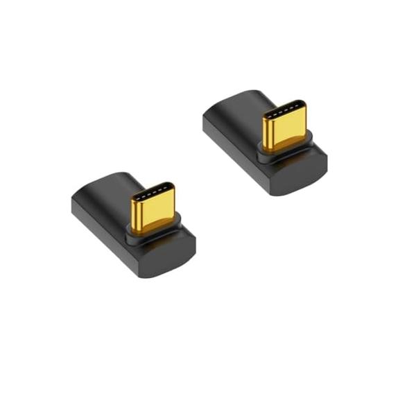 240W 上下 90° ミドルベント 2個セット/-/-・Color:240W 上下 90° ミドルベント 2個セット・1.USB-C L字 変換アダプタUSBコネクタ-- タイプC オスからメスに変換するL字アダプタです。・2.直角設計9...