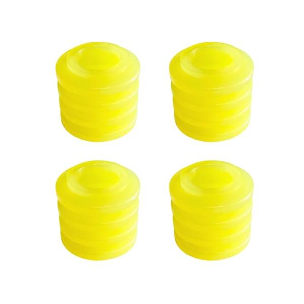 モダン黄色 ウレタン/14-27x27mm/-・Size:14-27x27mmColor:黄色 ウレタン・硬度90のウレタン製バンプラバーの4個セットです。汎用品のため、サイズが合えば車種問わずご使用いただけます。アウトリップ、ヘラフラッシ...