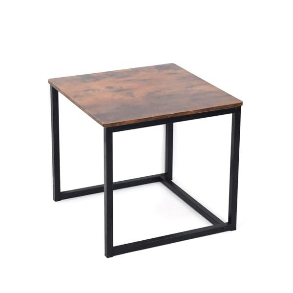 インダストリアル木目調/幅50*奥行き50*高さ47cm/HRS9143・Size:幅50*奥行き50*高さ47cm・商品情報サイズ：約幅50*奥行き50*高さ47cm　重量：約4.2kg　耐荷重：約40kg・材質天板：化粧パーティクルボー...