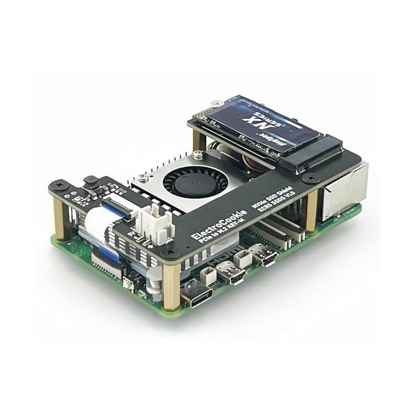 パッケージ個数:1・システム性能向上 ? 高速ストレージを必要とするプロジェクトに最適な、より迅速なデータ処理と応答時間を実現し、ストレージオプションを拡張します。・M.2 Key-M NVMe SSD対応 ? Raspberry Pi 5...