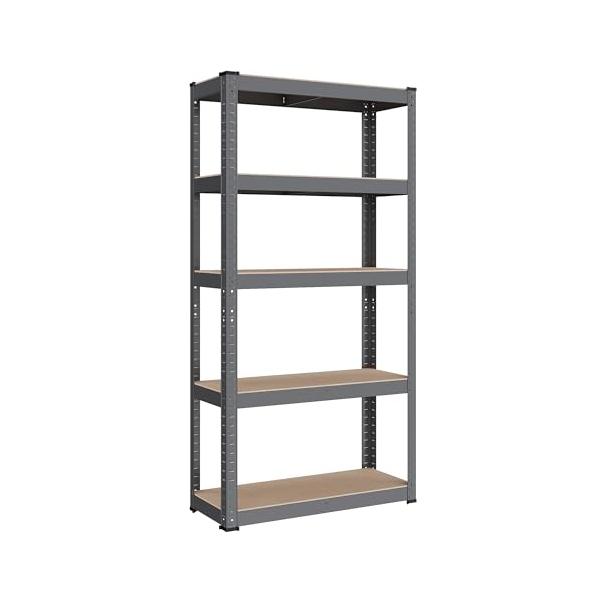 グレー/75×30×150-グレー/-・Size:75×30×150-グレー・高さ調整可能ポールにある5cm間隔の溝で棚板の高さが変えられるので、収納するものに合わせて、無駄なく最適なスペースで収納できます。・カスタマイズで自由自在お客様組...