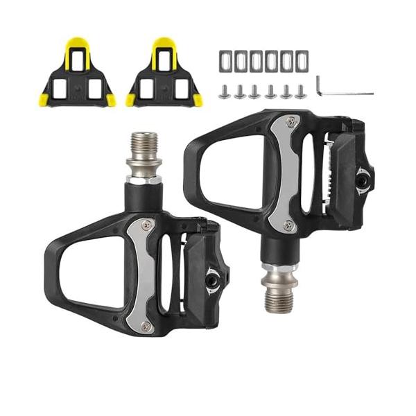 クリップレス無地/ペダル＆クリート/-・Size:ペダル＆クリートColor:無地・材質:ナイロン、アルミニウム合金、クロムモリブデン鋼車軸・特長:シールドベアリングを採用し、防水・防塵、よりスムーズな回転を実現・対応ビンディングシステム:...