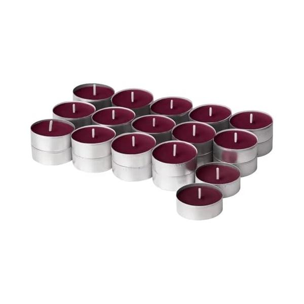 レッド/直径: 3.8 cm/-・■商品の大きさ 直径: 3.8 cm 燃焼時間: 3.5 時間 パッケージ個数: 30 ピース