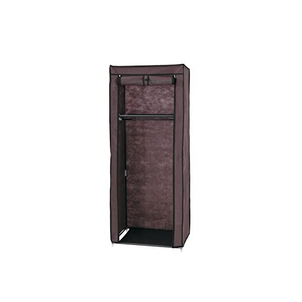 2段ブラウン/2段/YAH81460・Color:ブラウンStyle:2段・パッケージ個数:1・サイズ：約幅60×奥行42×高さ148cm・耐荷重：全体4kg（ハンガー掛け2kg/棚2kg）・材質：カバー/ポリプロピレン、棚布/ポリプロピレ...