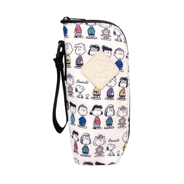 カジュアル整列柄/本体：約W10xH22xD6cm/APN-SN37889・パッケージ個数:1・スヌーピーの便利なボトルポーチが登場・保温・保冷機能つきでペットボトルポーチとしても哺乳瓶ポーチとしても使えます・大きく開いて出し入れ簡単。開閉...