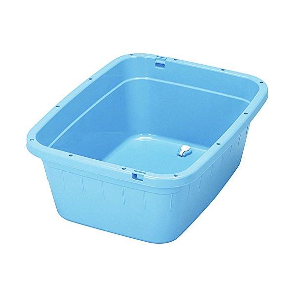 角型タライブルー/80L/836・パッケージ個数:1・容量L：80・外形寸法mm幅×奥行×高さ：770×585×295・食品衛生法適合品・耐熱温度℃：-10℃〜120℃・ポリプロピレン（PP）