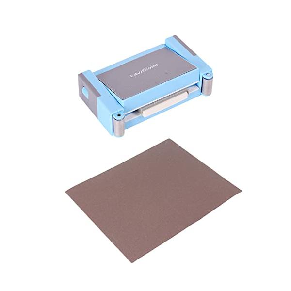 -/-/YI-00297・パッケージ個数:1・ギターのサドルやナットの研磨に：アコースティックギターのサドルやナットを研磨する際に活用できる研磨補助ツールとヤスリのセットです。こちらのツールはネックの幅が約75mm以下のギターに適応していま...