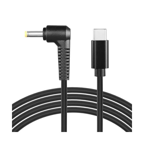 入力：USBタイプCオス、出力：DC4.0mm x 1.7mmオス。 注：このケーブルは12Vデバイスにのみ適しています、ご注文前に充電器とデバイスが12Vであることを確認してください）。・12V Type-c-DC4017ケーブルは高品質...